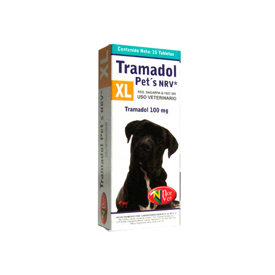 Norvet Tramadol Pet’s Analgésico para Perro, 10 tabletas – HappyVet México